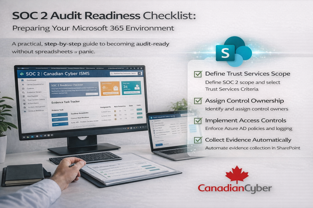 SOC 2 Audit Readiness Checklist (SharePoint ISMS Guide)