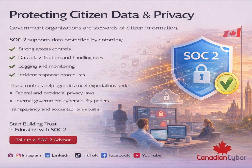 SOC 2 for Government Organizations: Protecting Citizen Data