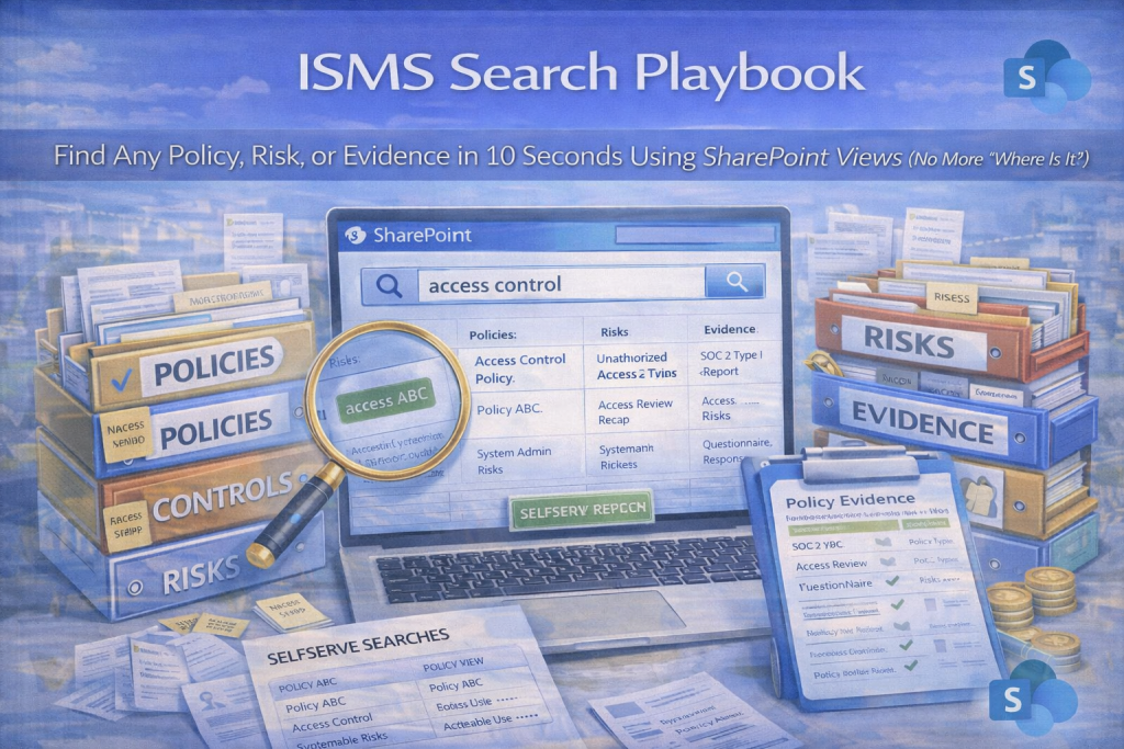 ISMS Search in SharePoint: Find Policies and Evidence Fast