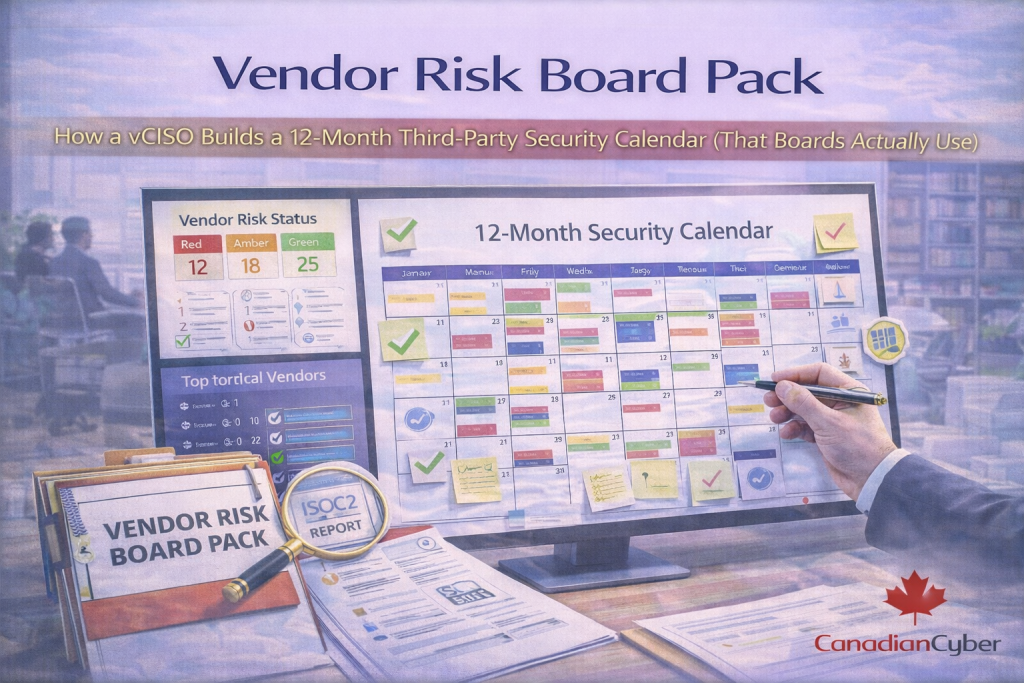 Vendor Risk Management Calendar: vCISO Board Pack Guide