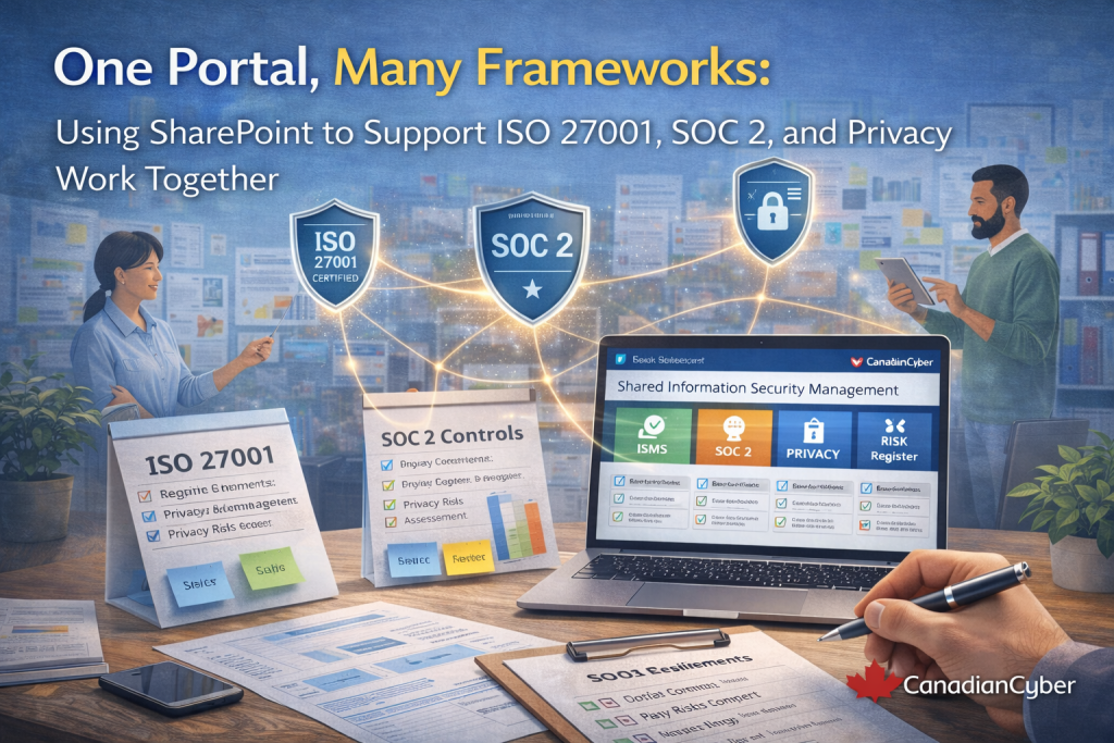 SharePoint Compliance Portal: ISO 27001, SOC 2 & Privacy